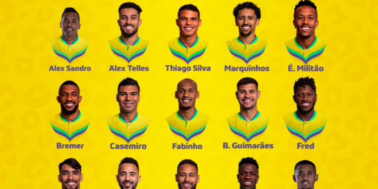Veja a lista dos jogadores do Brasil convocados para a Copa do Mundo - Amazonas Hoje